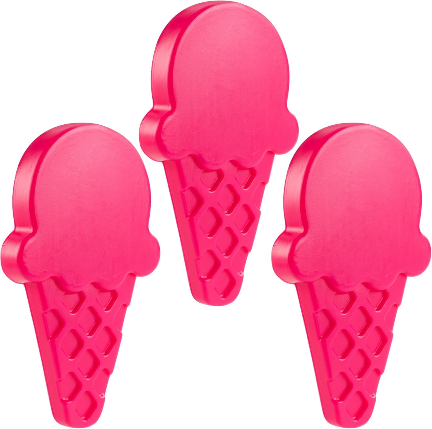 Ice Cream Reusable Hard Ice Pack- Set of 3- Fits Easily Inside Kids ...