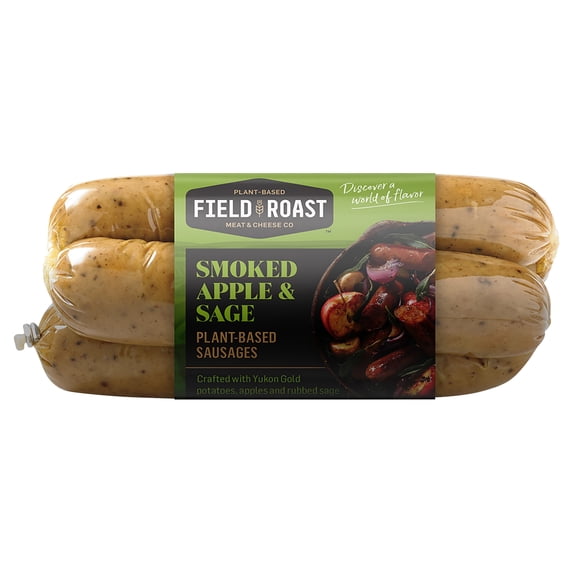 Field Roast Smoked Apple & Sage Plant-Based Sausages 13 oz Fully Cooked ...