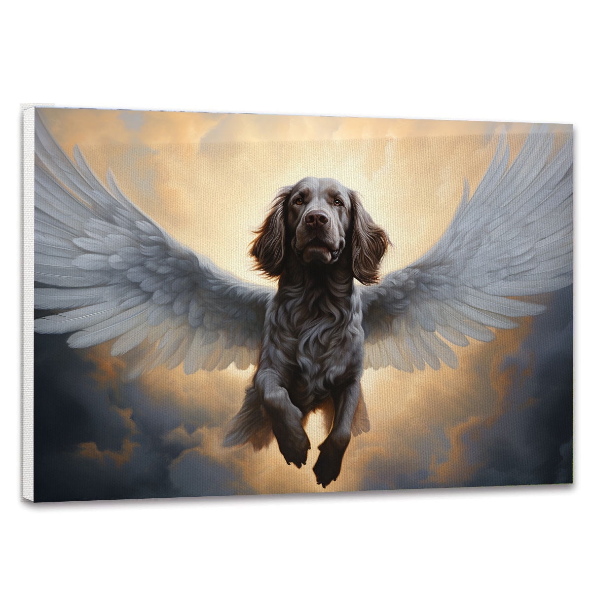 Field Spaniel Dog Memorial Gifts - Waiting At The Door Canvas - Dog ...