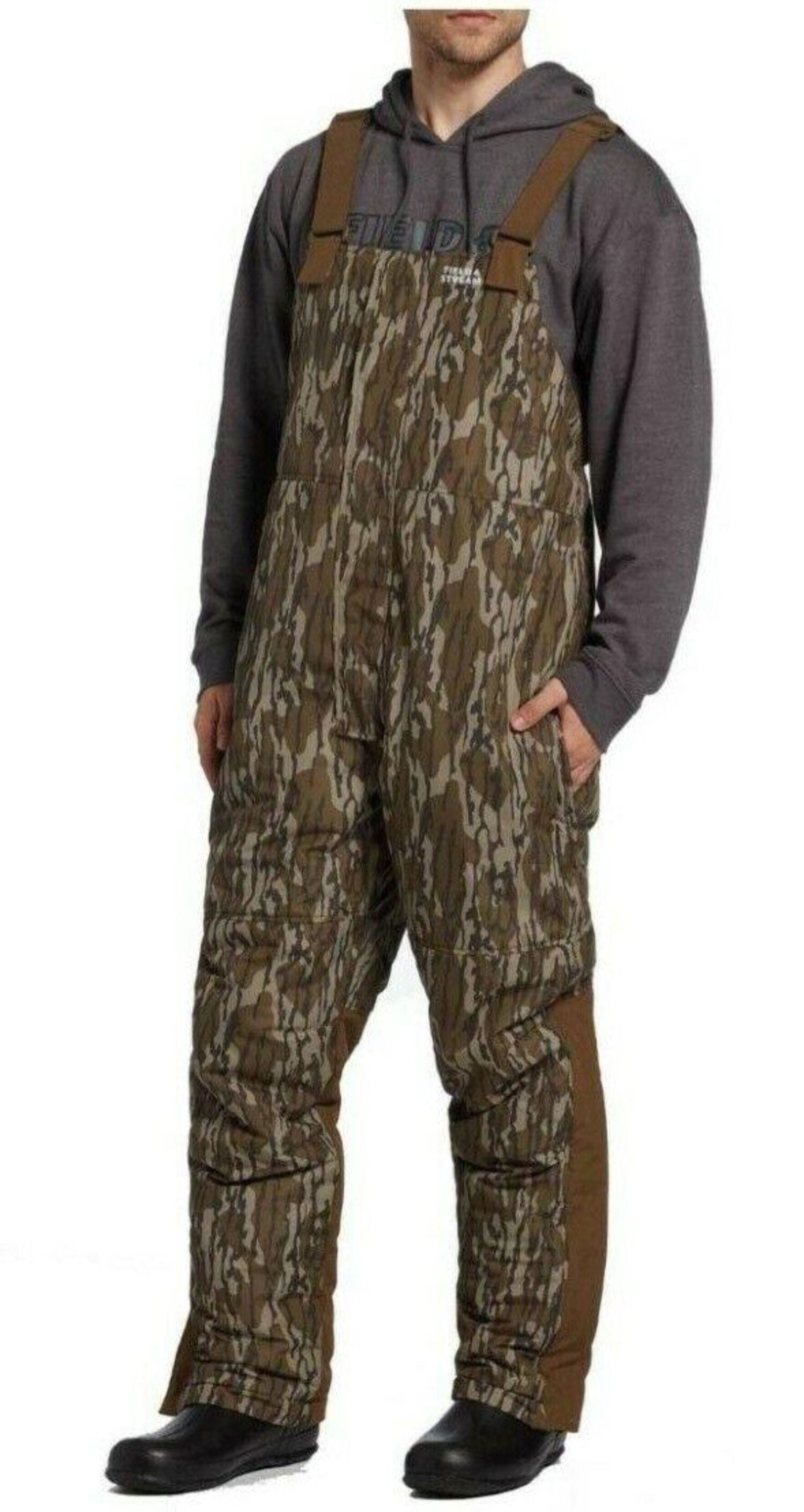 Field Stream Men's Hunting Bibs Command Hunt Waterfowl Reversible Brown ...