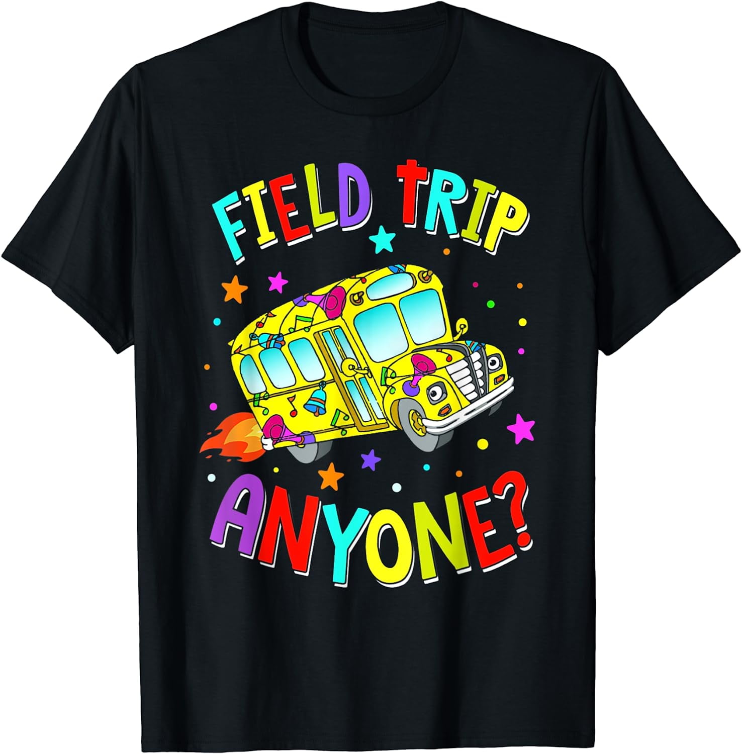 Field Trip Anyone Teacher Field Day 2023 Magic School Bus T-Shirt ...