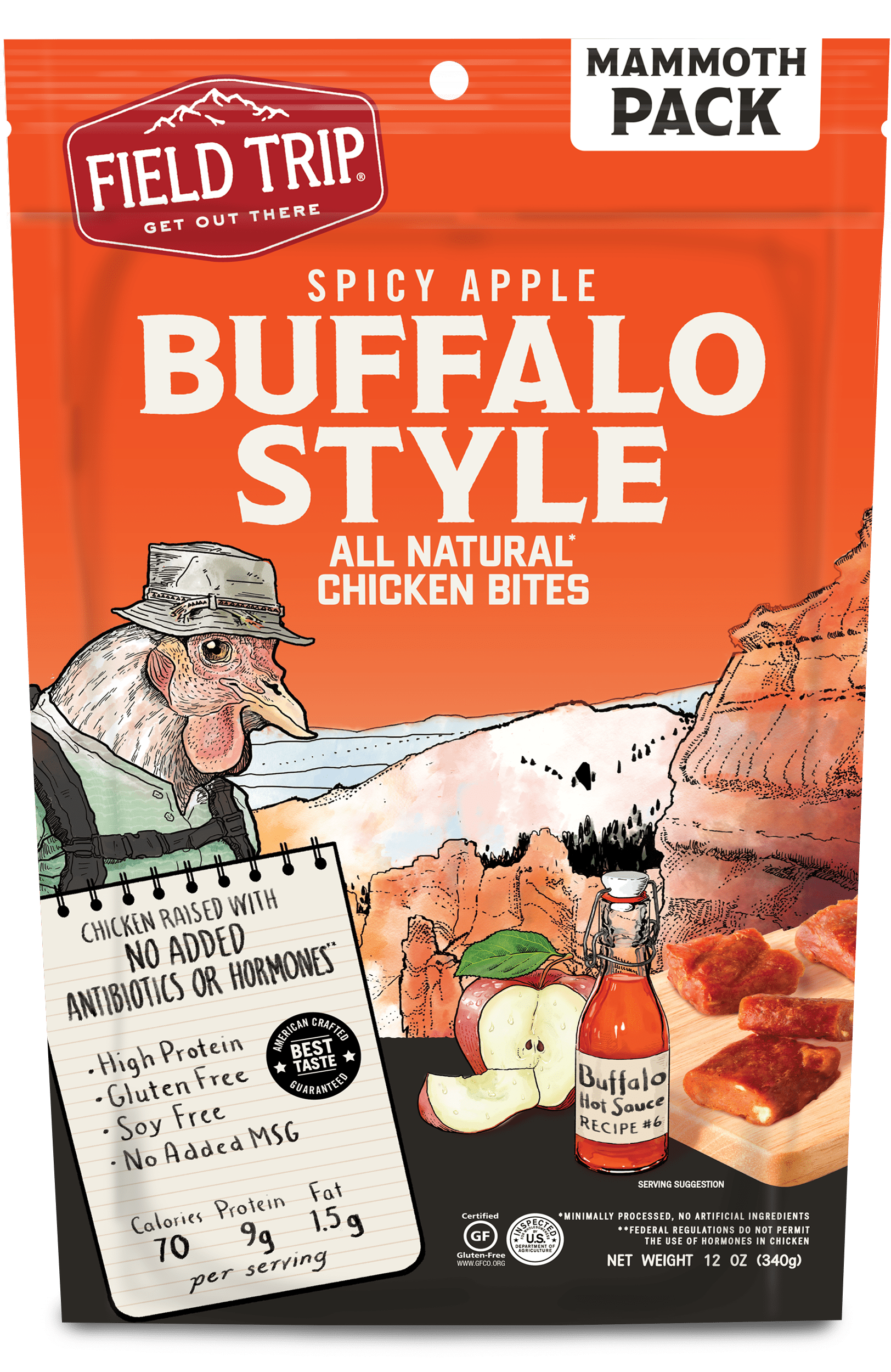 Field Trip Buffalo Style Chicken Bites, 12 oz, 1 Bag - Walmart.com