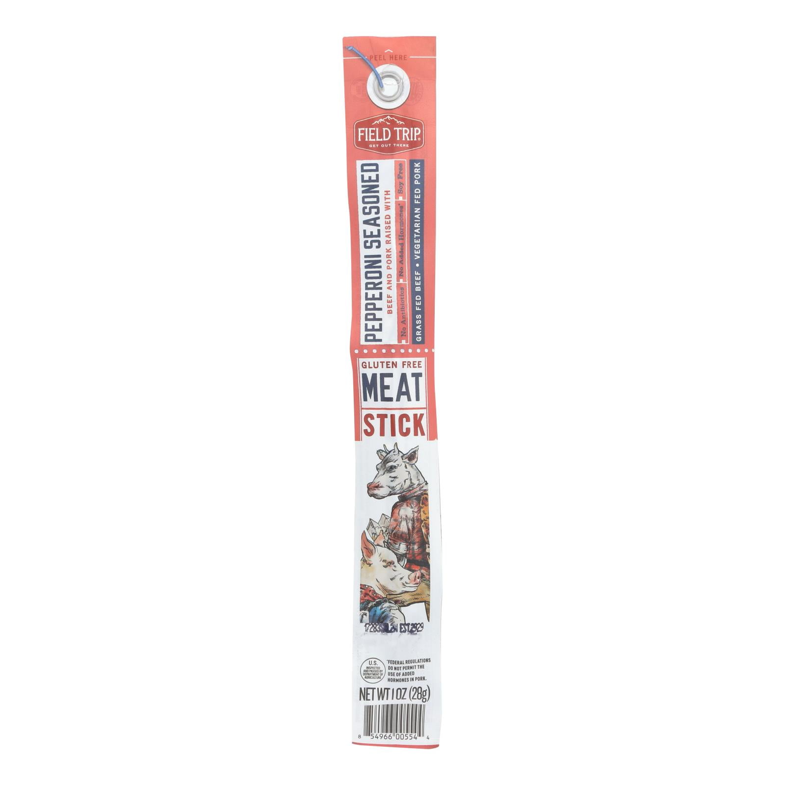 Field Trip Stick - Pepperoni Seasoned - Case of 24 - 1 oz. - Walmart.com