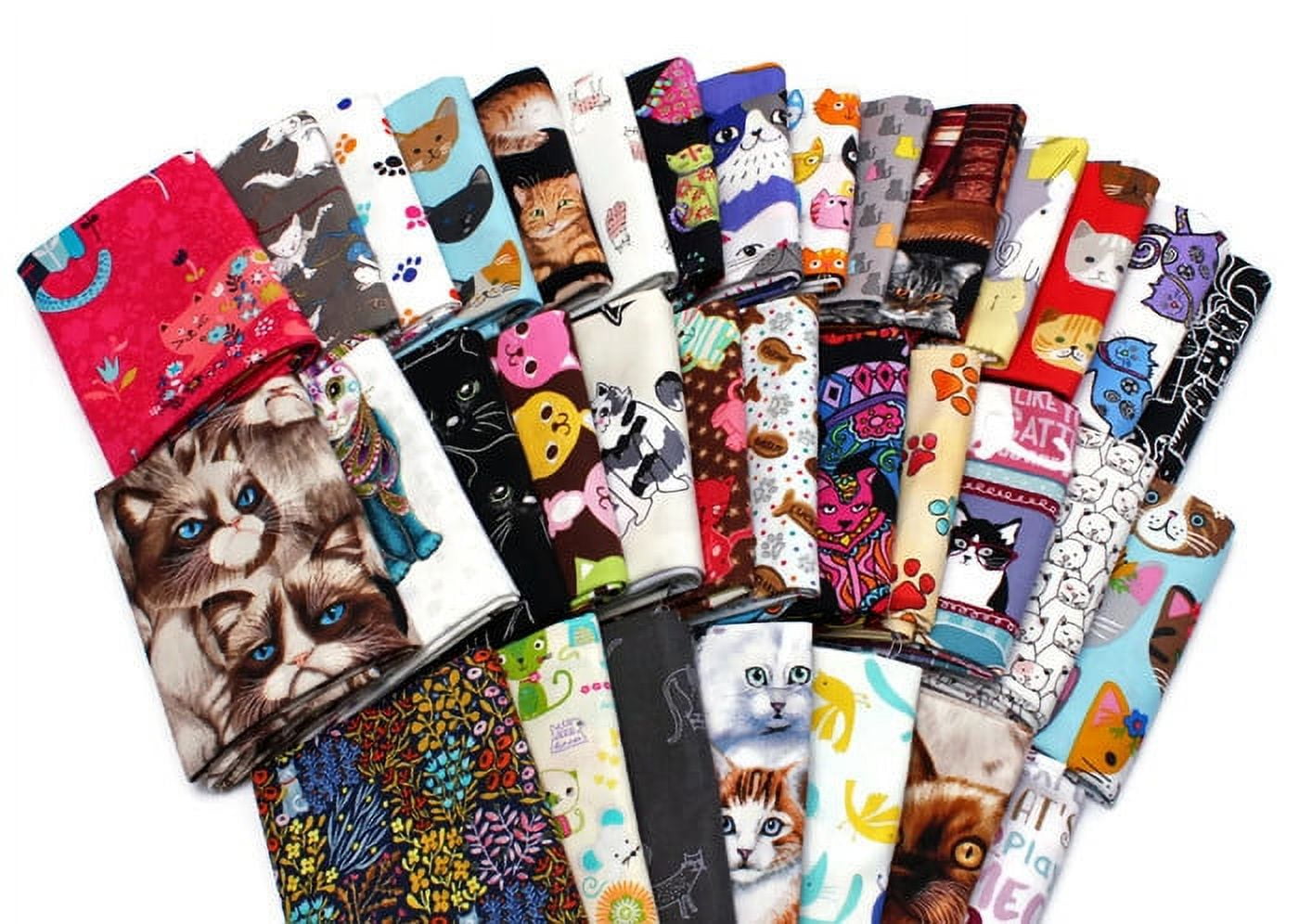 Field's Fabrics Cats Cotton Quilting Fabric Assortments 10 Fat Quarters ...