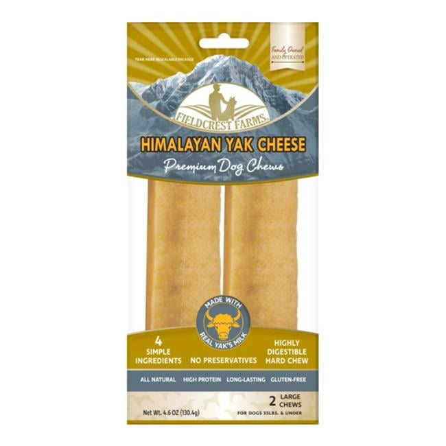 Fieldcrest Farms Himalayan Yak Cheese Dog Chew - Large - Pack of 2 ...
