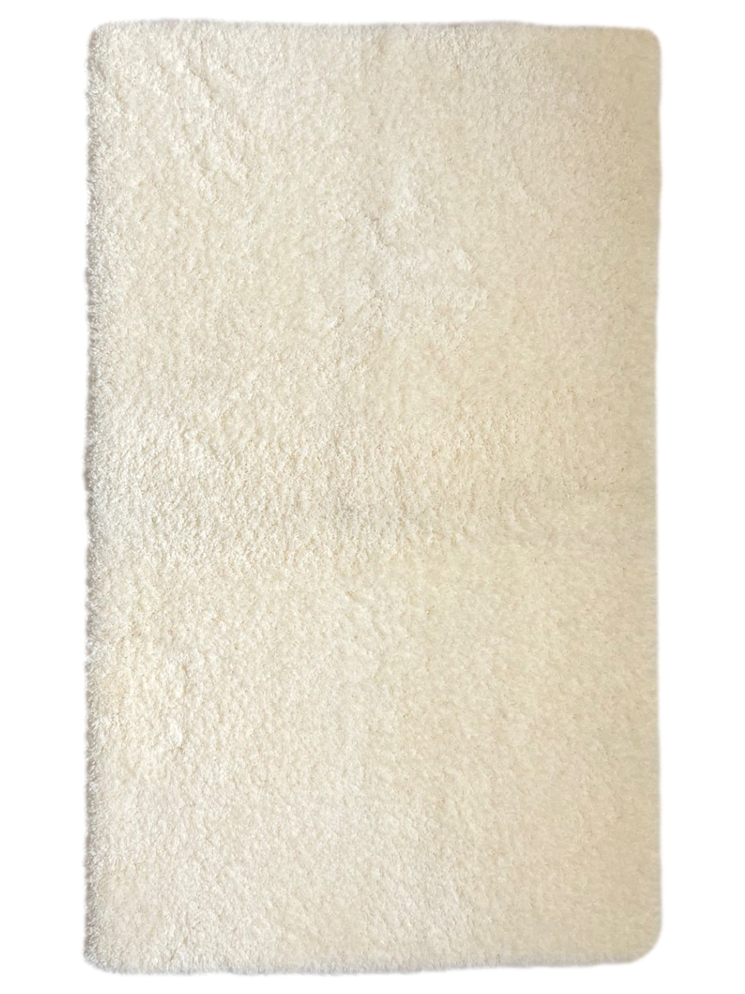 Fieldcrest Plush Creamy Ivory Luxury Bath Rug Skid Resist Throw Mat ...
