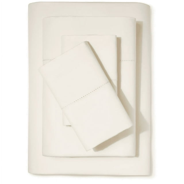 Fieldcrest Supima Classic Hemstitch Cotton Bed Sheet Set, 700 Thread ...