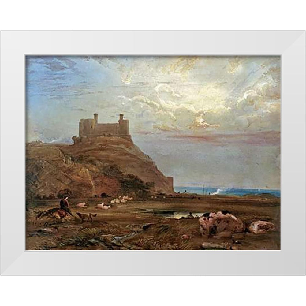 Fielding, Anthony Vandyke Copley 32x25 White Modern Wood Framed Museum ...