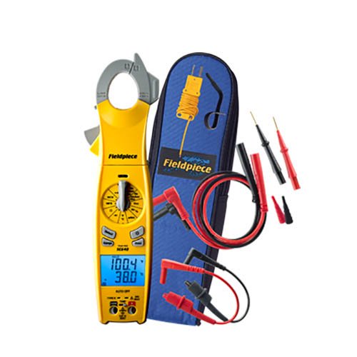 Fieldpiece SC640 Loaded Clamp Meter with Dual Display, True RMS, Inrush ...