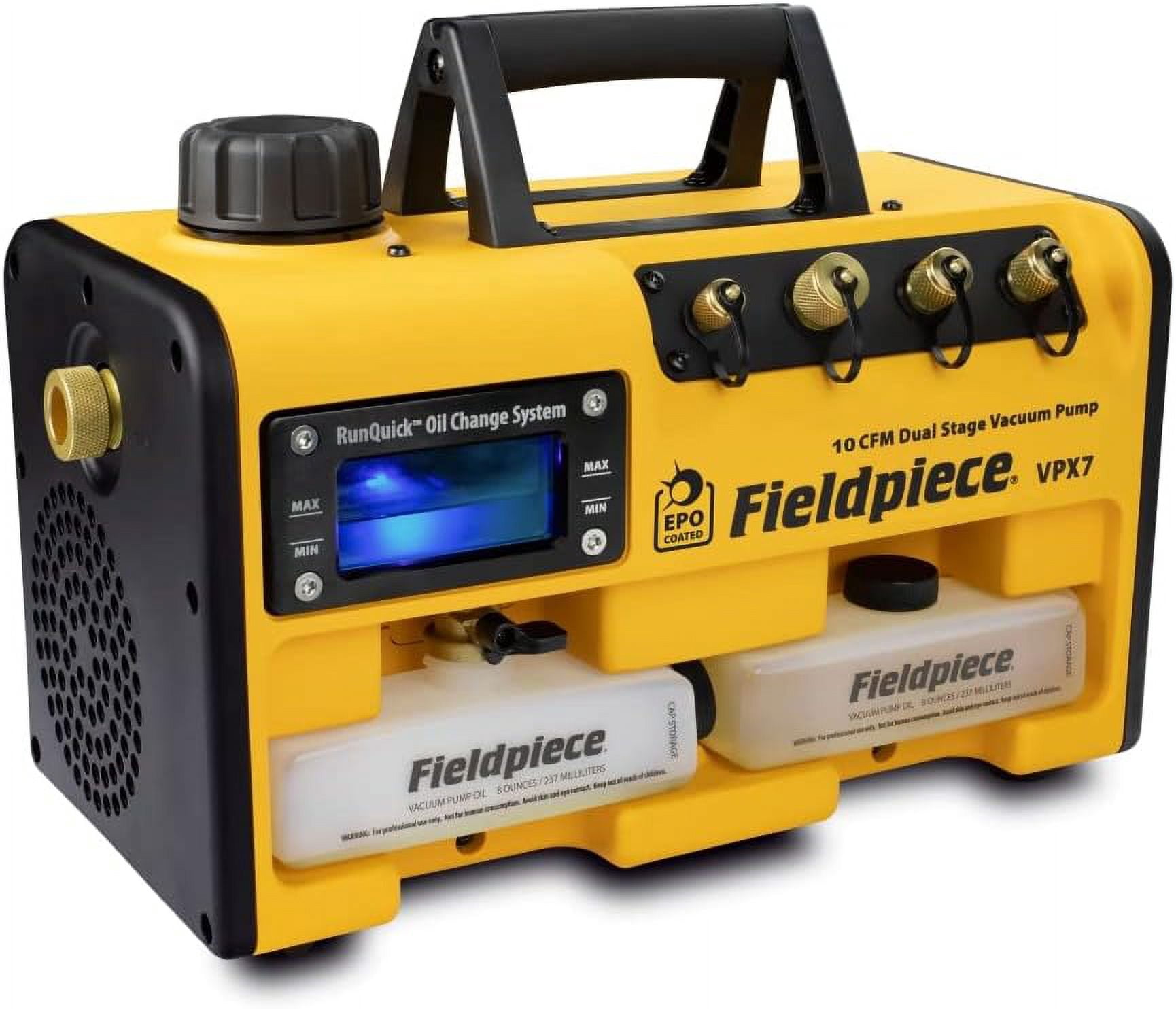 Fieldpiece Vacuum Pump, 10 cfm, 15 micron, 120V AC VPX7 - Walmart.com