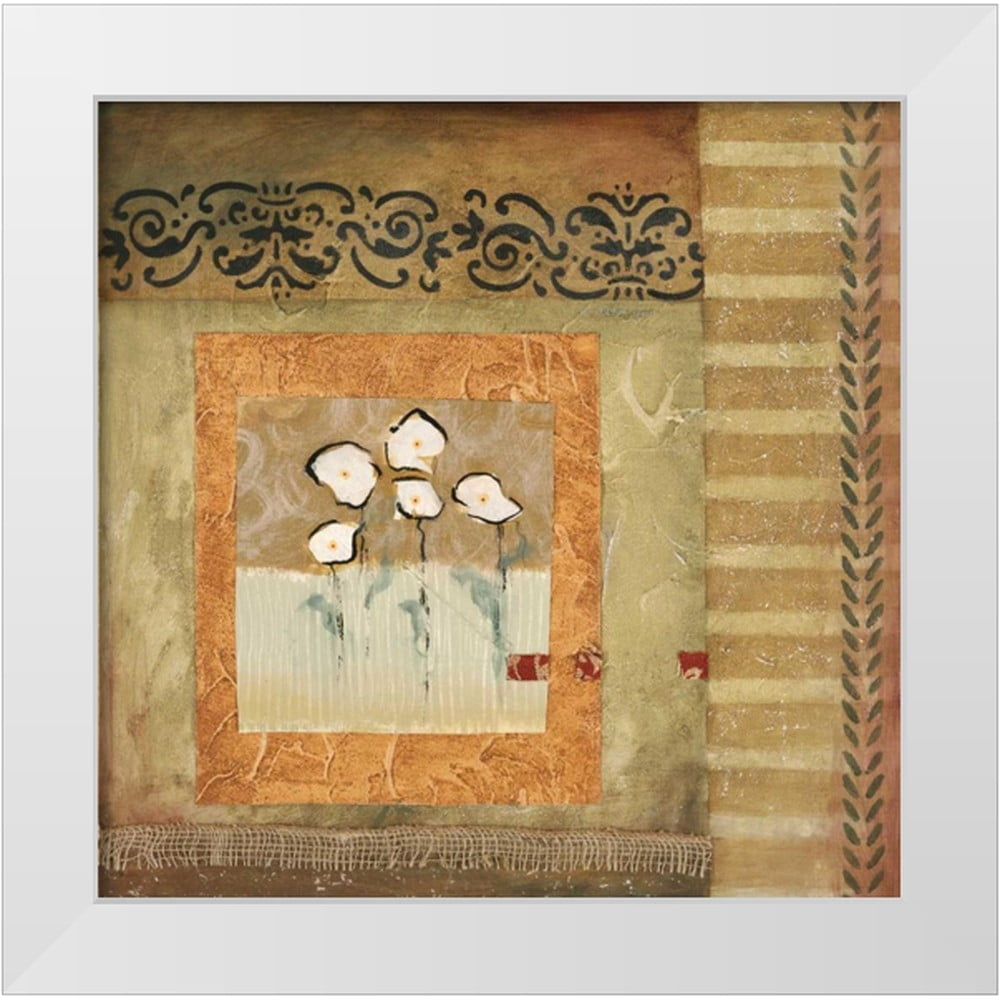 Fields, Laurie 20x20 White Modern Wood Framed Museum Art Print Titled ...
