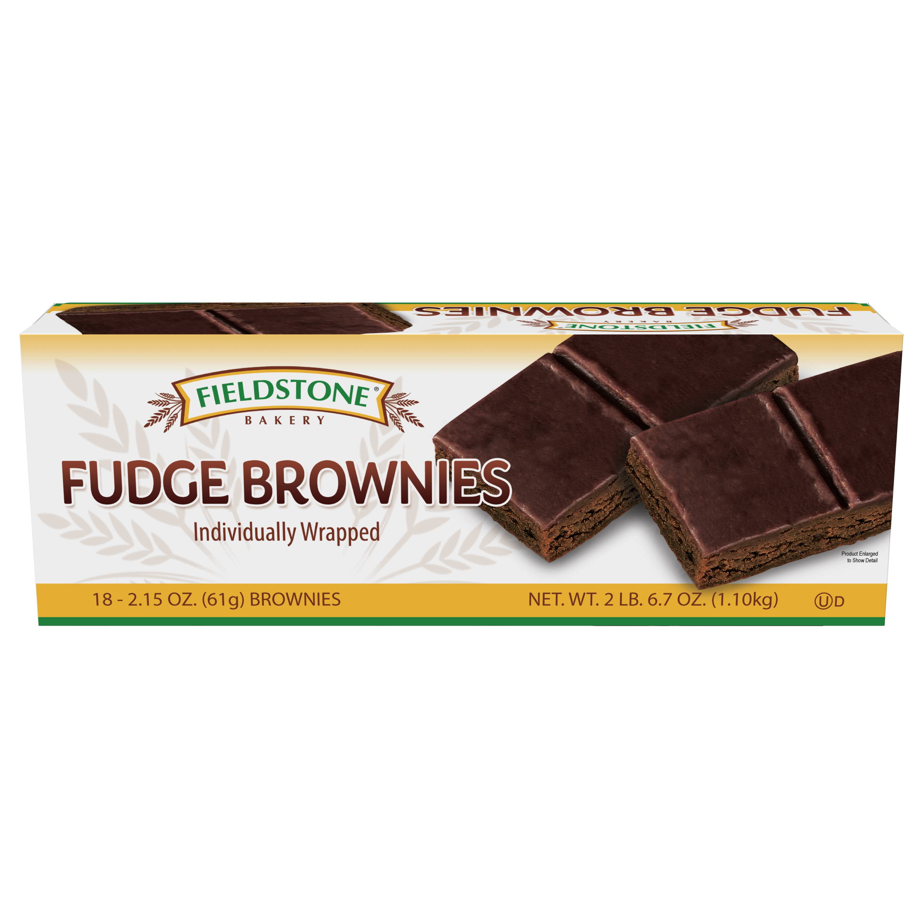Fieldstone Bakery Fudge Brownie, 2.15 Ounce -- 108 per case. - Walmart.com