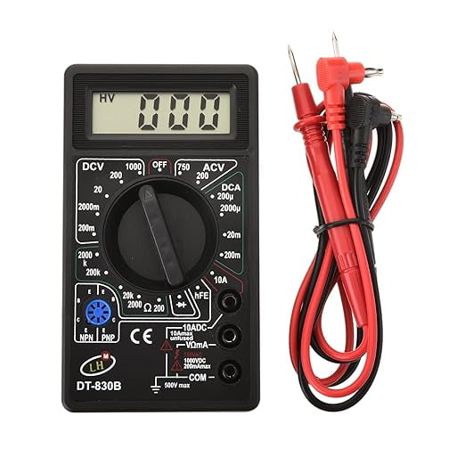 Fielect Digital Multimeter Voltmeter Multi Tester with DC AC Voltmeter ...