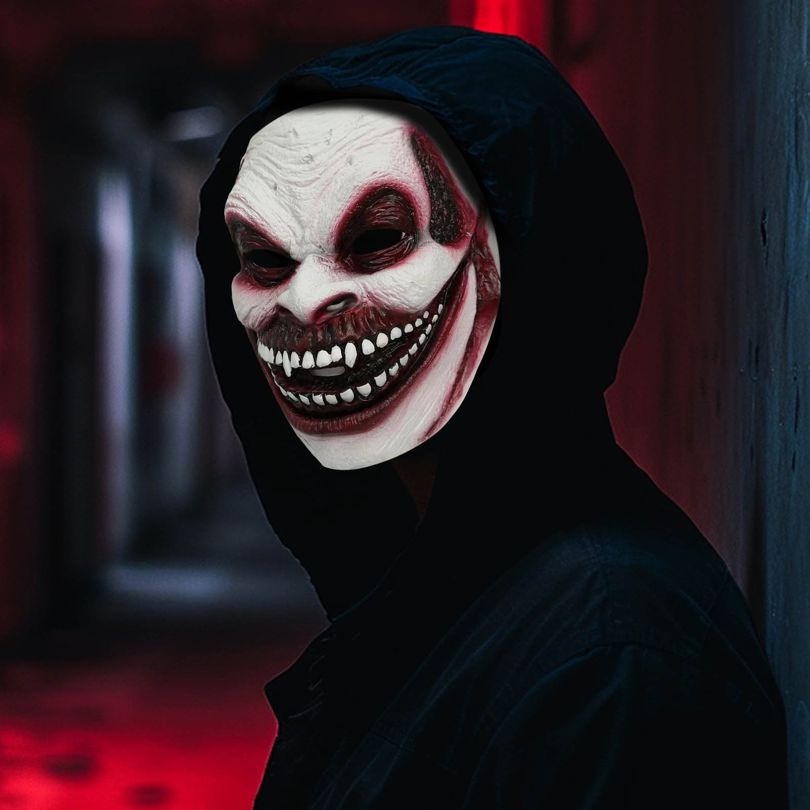 The Fiend Cosplay Bray - Wyatt Mask – Scary Full Head Latex Demon Face ...