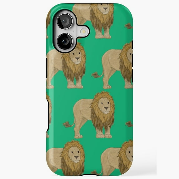 Fierce Amazing Lion Savannah Wildlife Design iPhone Case 17 through 11 ...