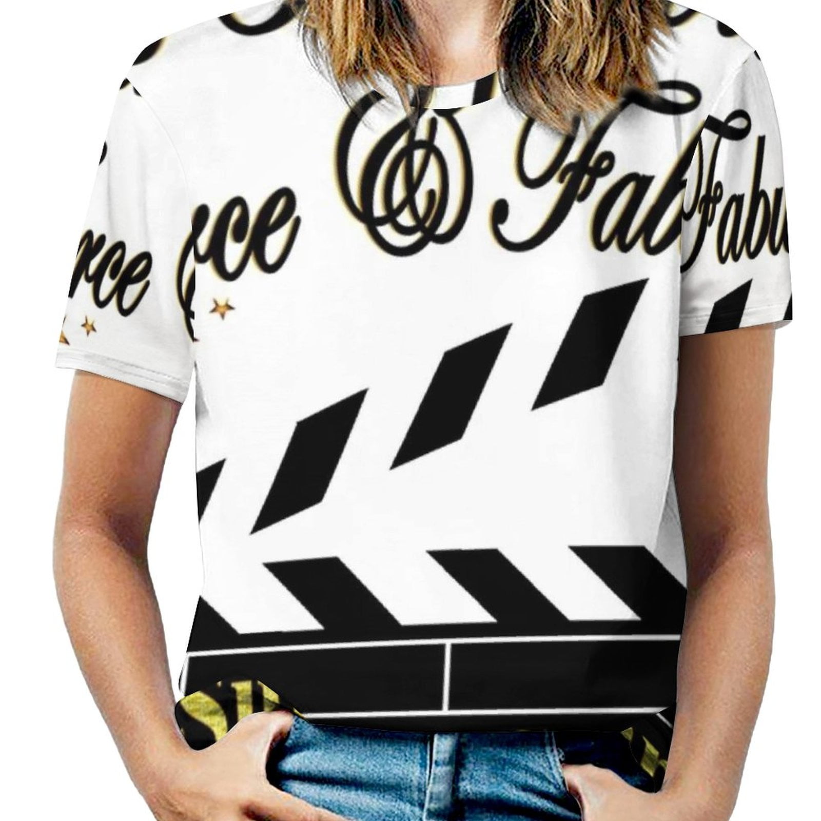 Fierce And Fabulous 50th Birthday Super Star Women Full Print T Shirt