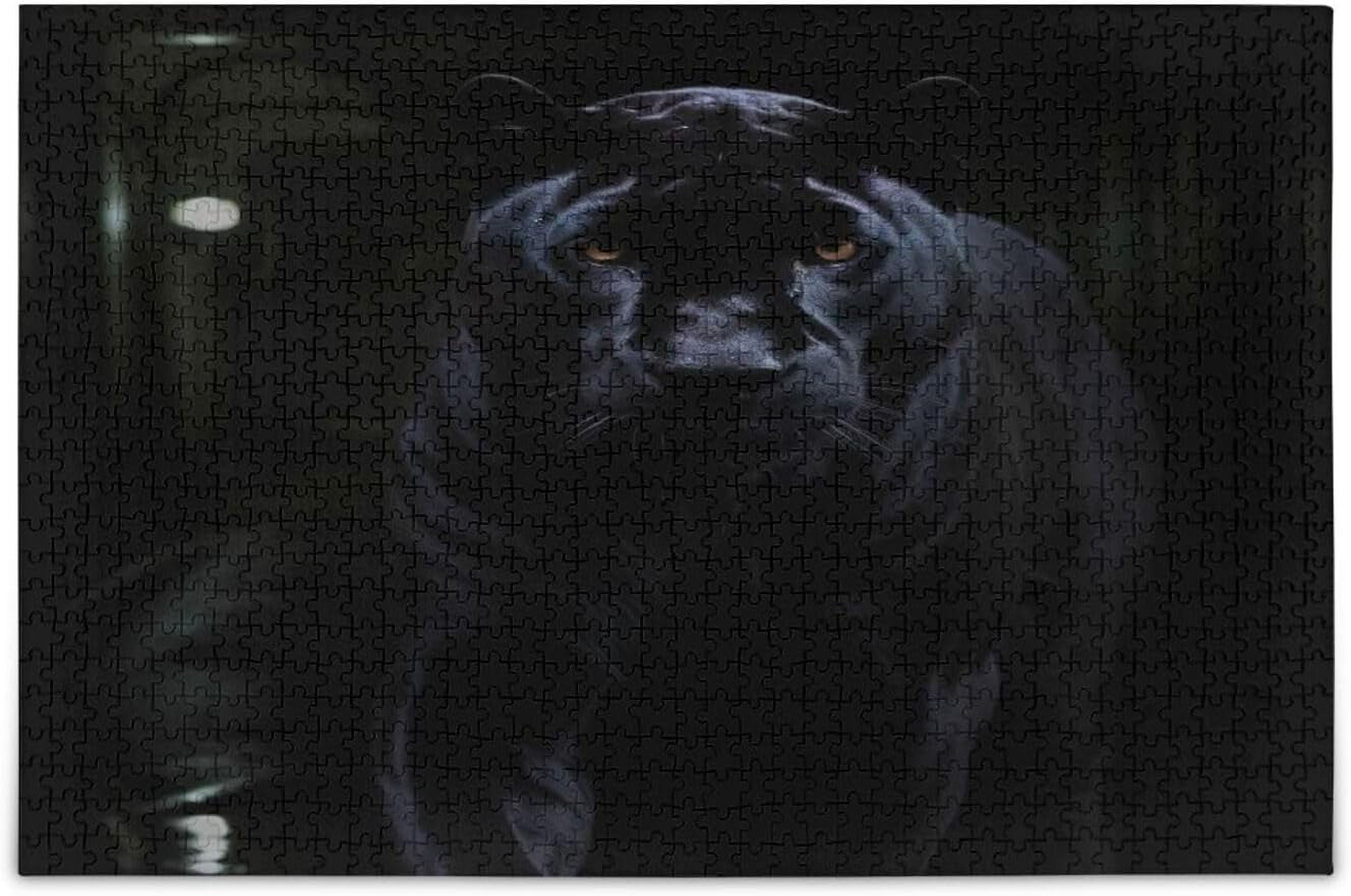 Fierce Black Panther 1000 Piece Puzzle for Adults, Family Game ...