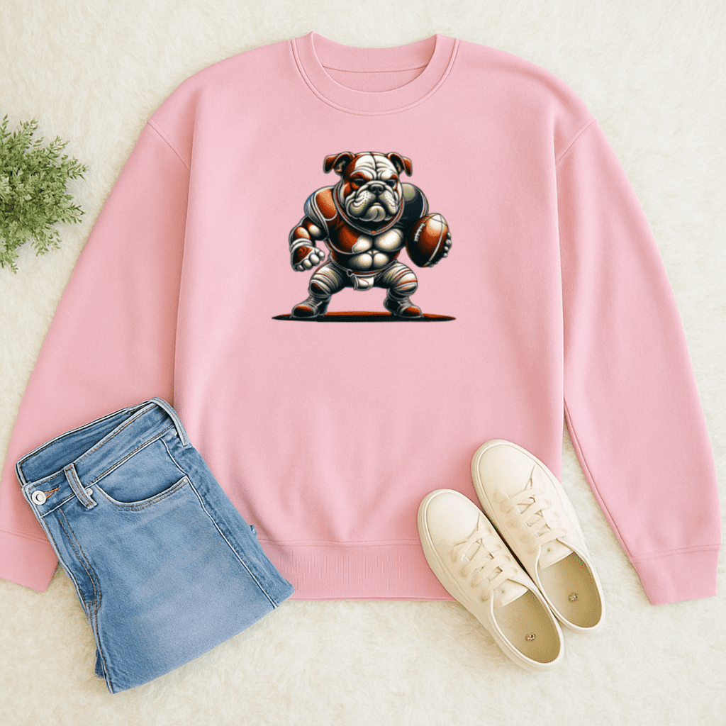 Fierce Dog Football Beast Sports Inspired Team Graphic Cool Print Style ...