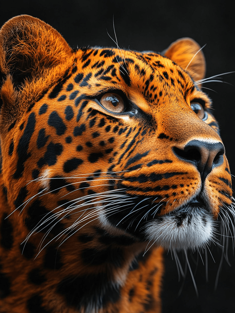 Fierce Leopard Canvas Wall Art， Suitable for Living Room， Bedroom ...