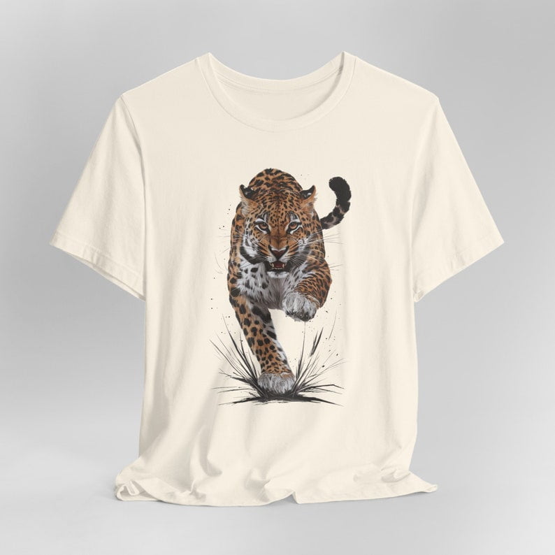 Fierce Leopard T-shirt – Wild Animal Clothing for Men and Women ...