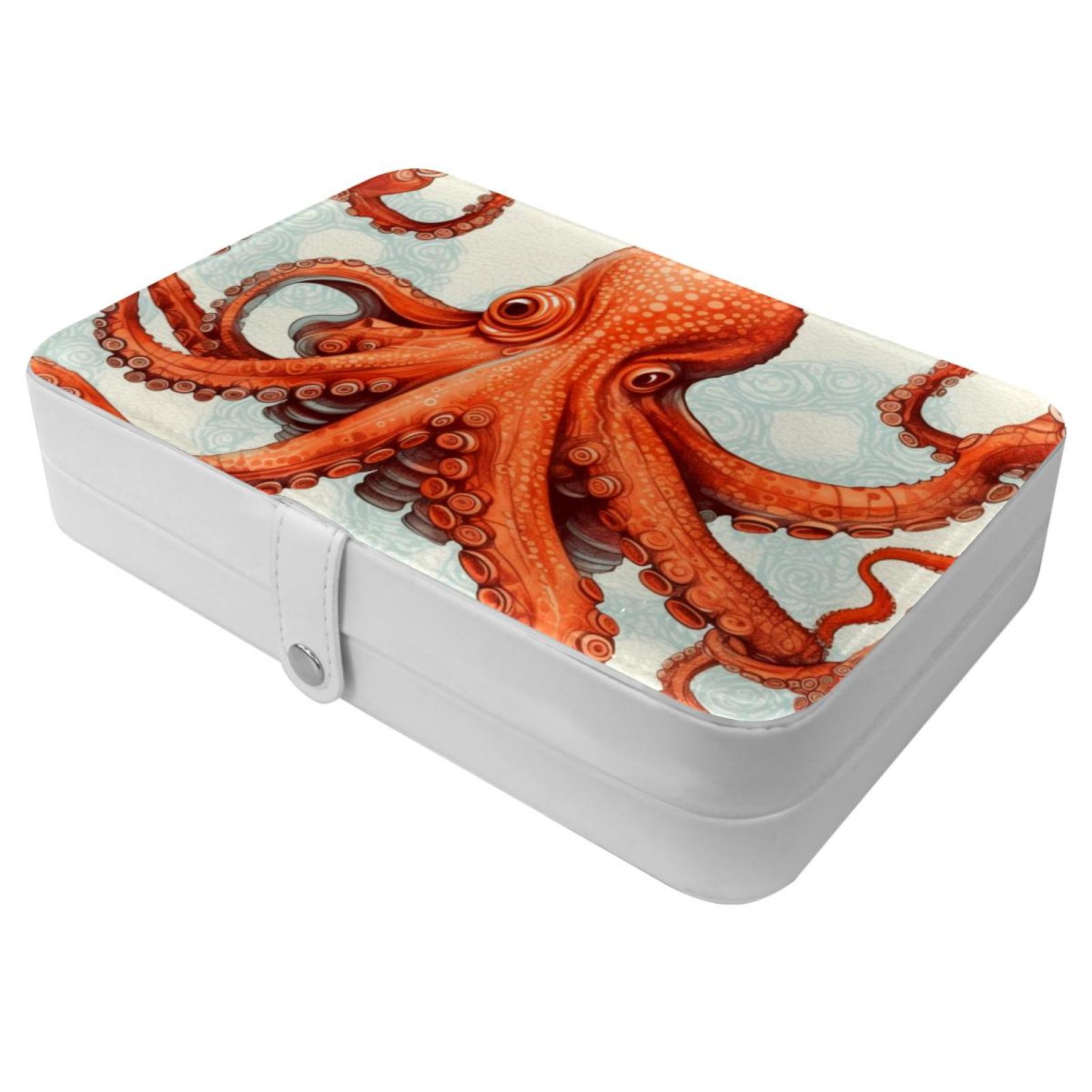 Fierce Octopus Travel Jewelry Box - Compact and Portable - Ideal ...
