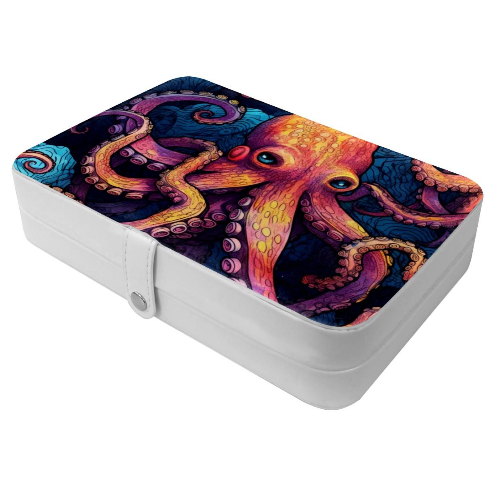 Fierce Octopus Travel Jewelry Box - Compact and Portable - Ideal ...