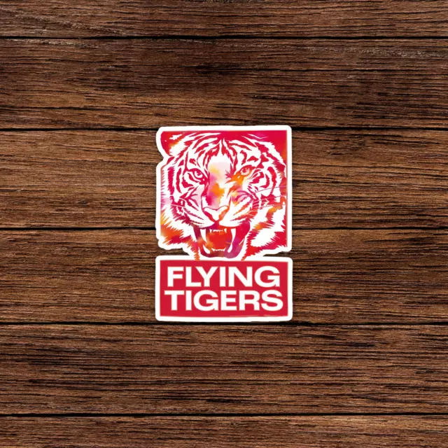 Fierce Roaring Tiger Sticker - Colorful Wildlife Art Decal For Laptops ...