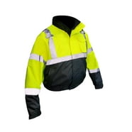 JORESTECH Hi-Vis Safety Bomber Jacket, Two-Toned, ANSI Class 3 (Orange ...