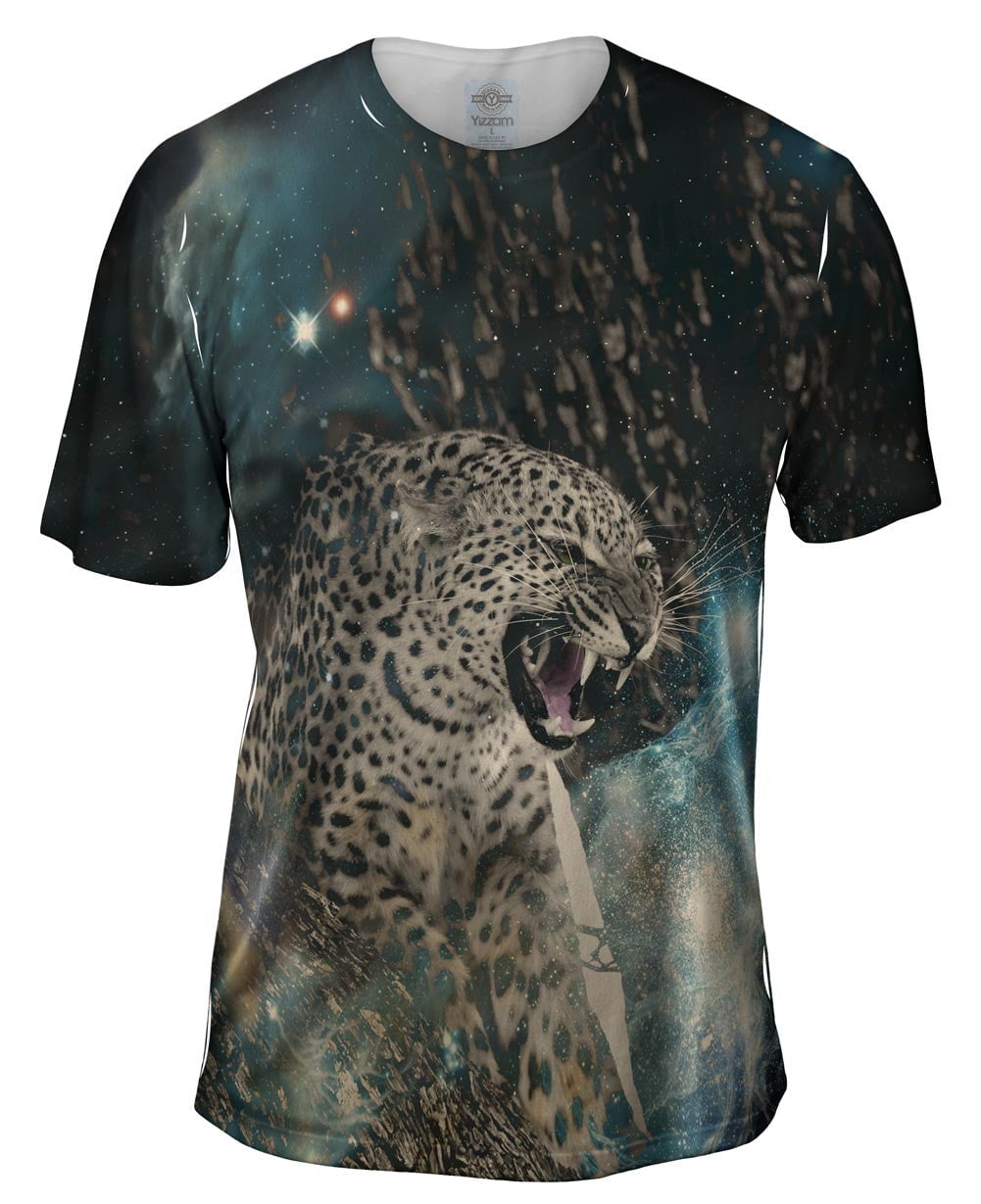 Fierce Space Leopard Mens T-Shirt All Over Print - Walmart.com