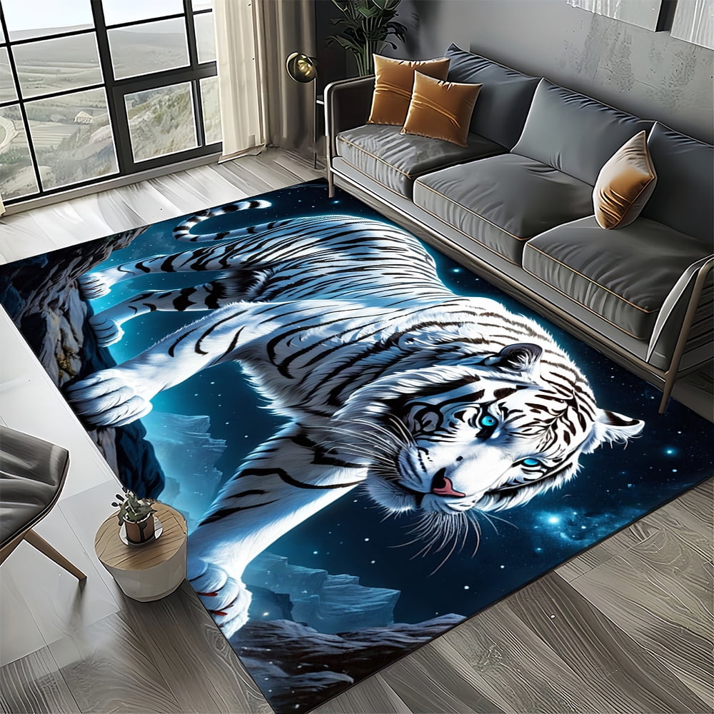 Fierce Tiger Carpet 47'' x 71'' Bedroom Sofa Rug Door Mat Kitchen ...