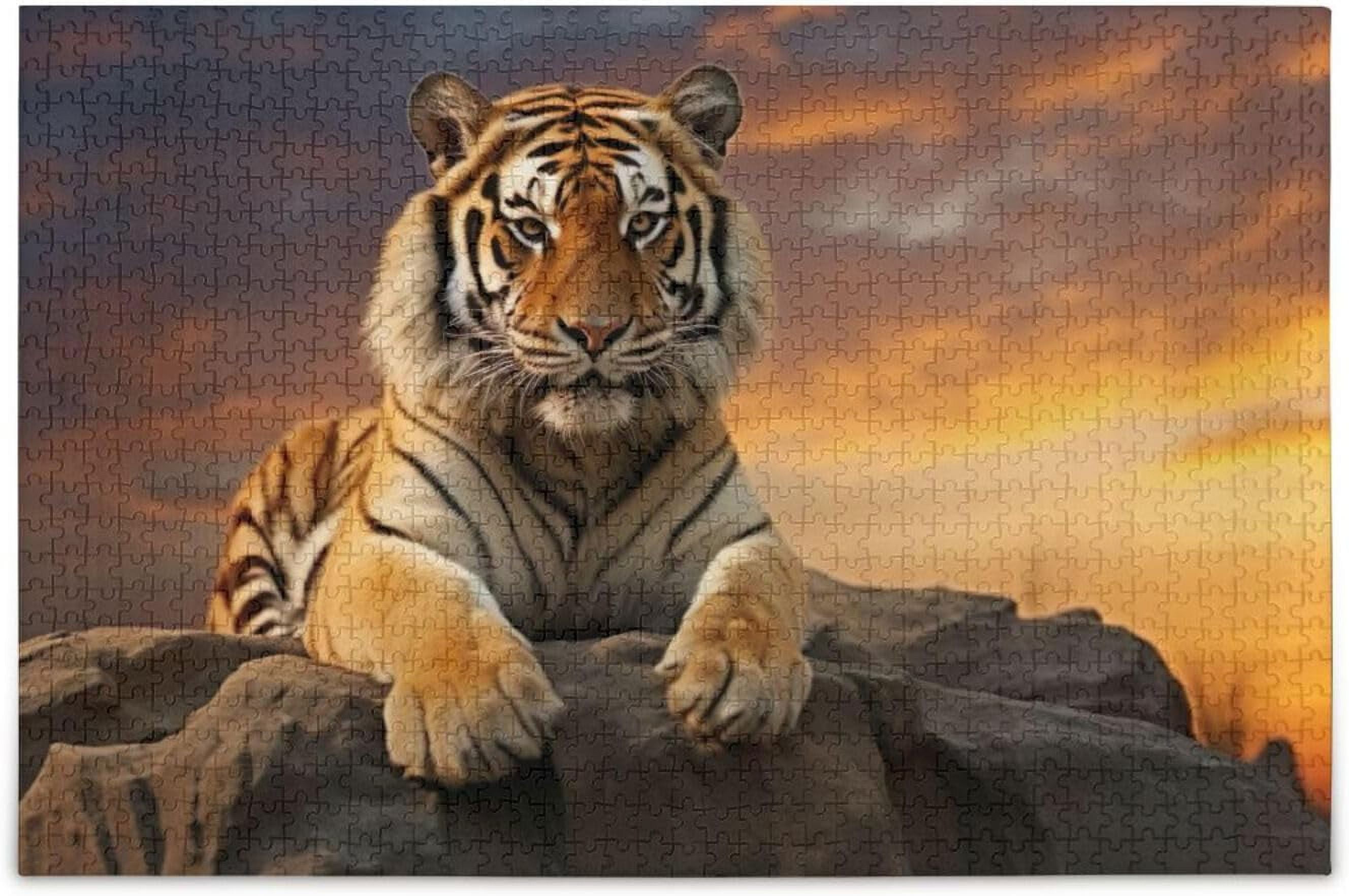 Fierce Tiger Jigsaw Puzzles for Adults 500 Pieces, Decompression ...