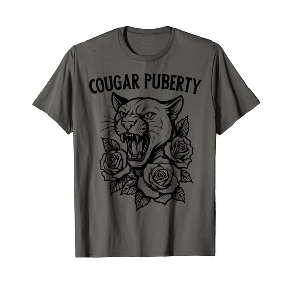 Fierce Wild Cat Graphic T-Shirt for Fun and Humor During Menopause and ...