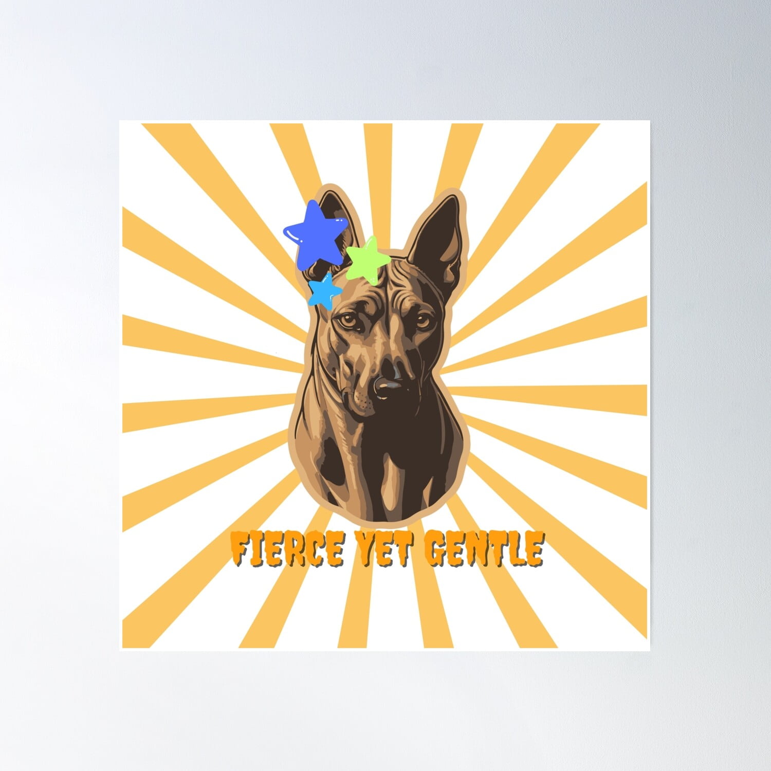 Fierce Yet Gentle: The Veterinary Companion Poster Wall Art, Modern ...