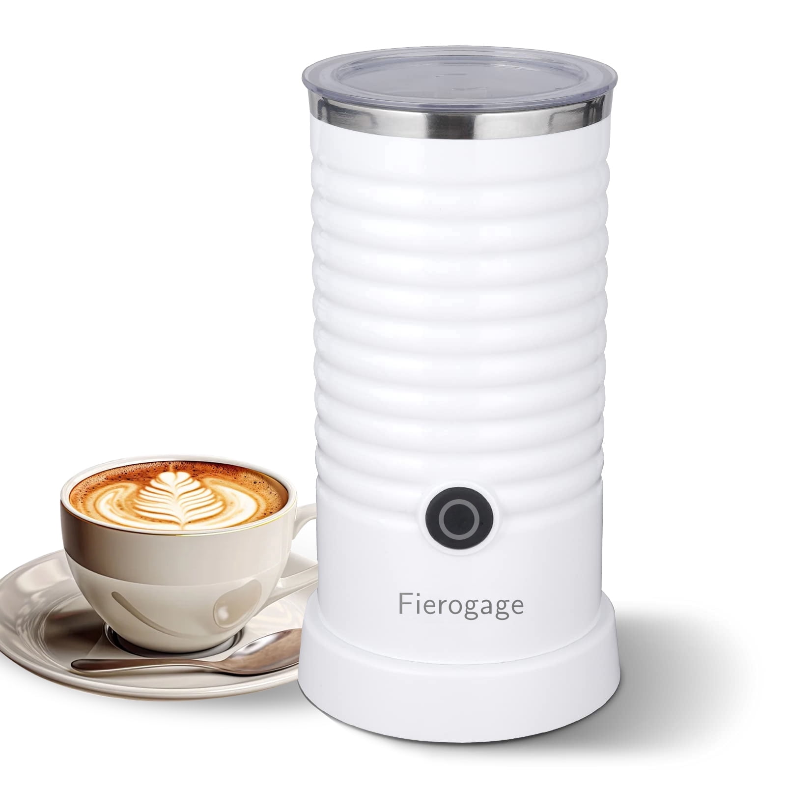 Fierogage Milk Frother, 4-in-1 Automatic Foam Maker And Milk Steamer ...