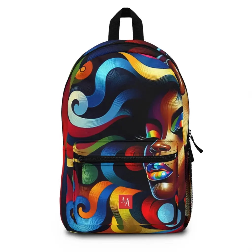 Fiery Curls and Celestial Gaze - Backpack - Walmart.com
