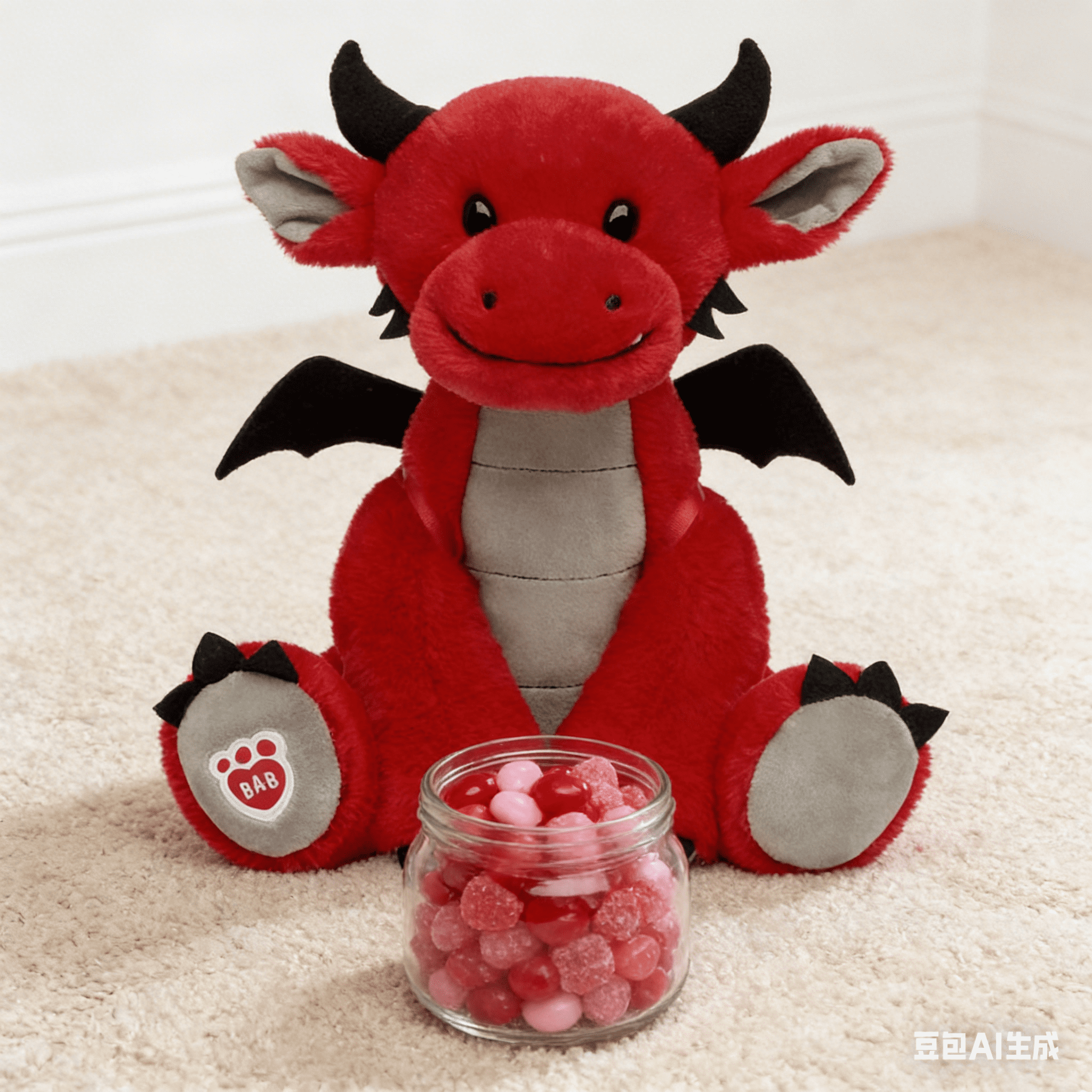 Fiery Dragon Plush Plush Figure Toy Valentines Day - Walmart.com