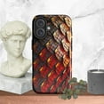 Fiery Dragon Skin Lava Red Gold Reptile Design Phone Case 17 16 15 14 ...