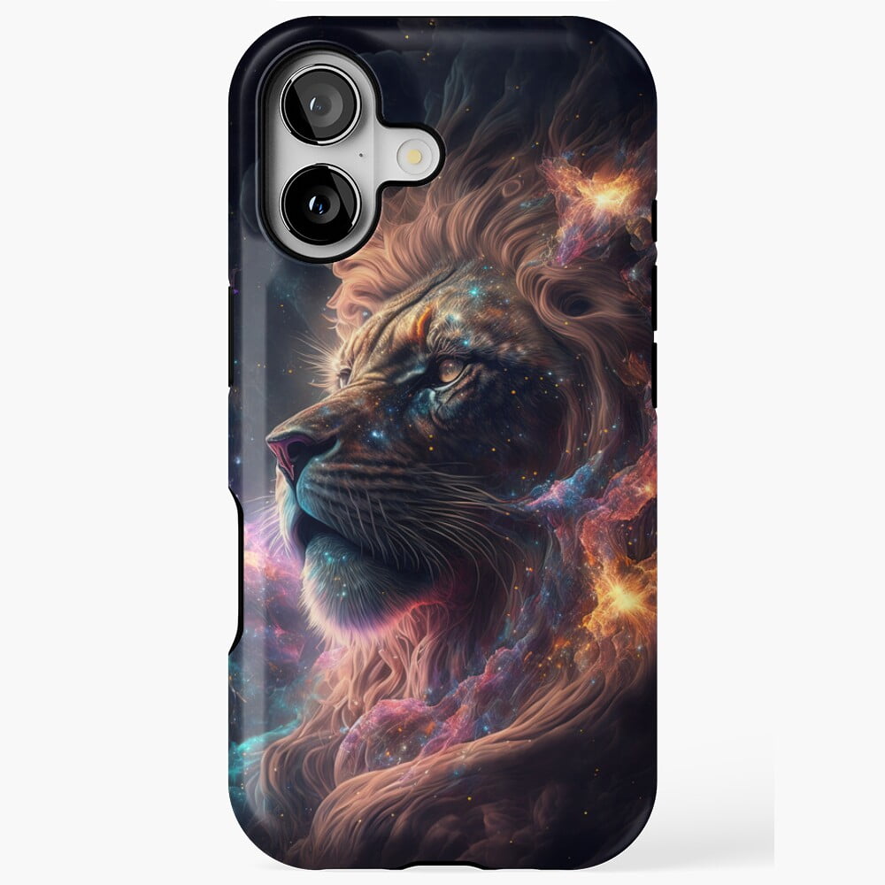 Fiery Leo Ascending Zodiac Art iPhone Case for iPhone 17 through 11 Pro ...
