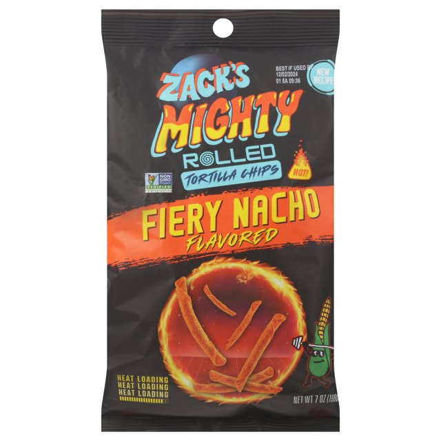 Zack's Mighty Fiery Nacho Rolled Tortilla Chips - Walmart.com