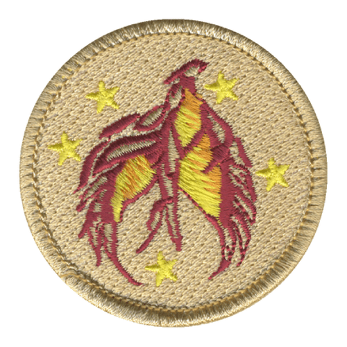 Fiery Space Phoenix Patrol Patch (Sew-on) - ClassB - Walmart.com