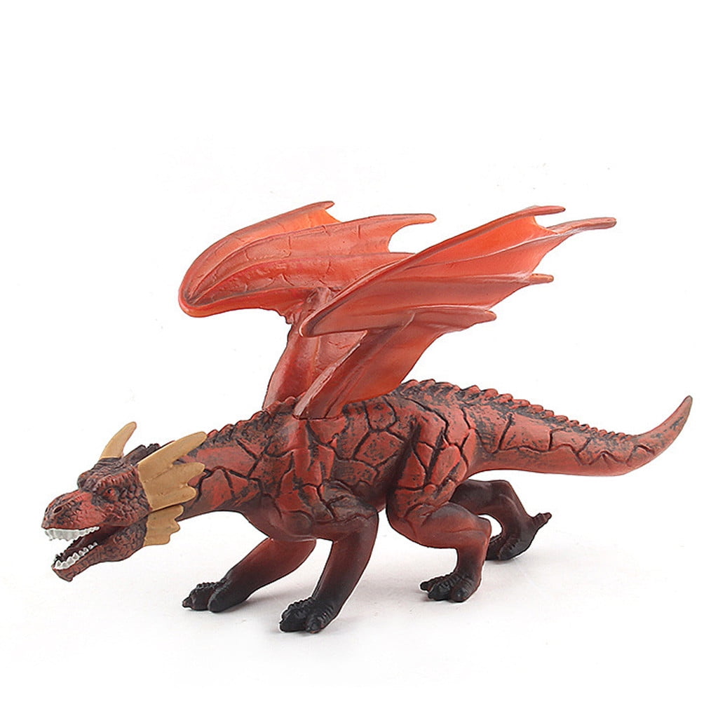 Fiery Toy Figure Realistic Dinosaur Model Kids Birthday Toys Kids Game ...