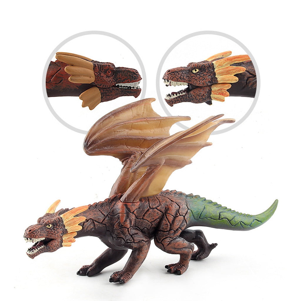 Fiery Toy Figure Realistic Dinosaur Model Kids Birthday Toys Kids Game ...