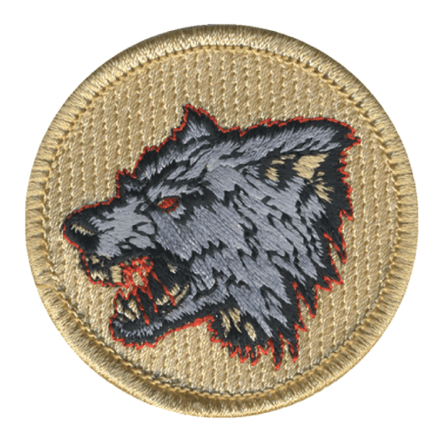 Fiery Wolf Patrol Patch (Sew-on) - ClassB - Walmart.com
