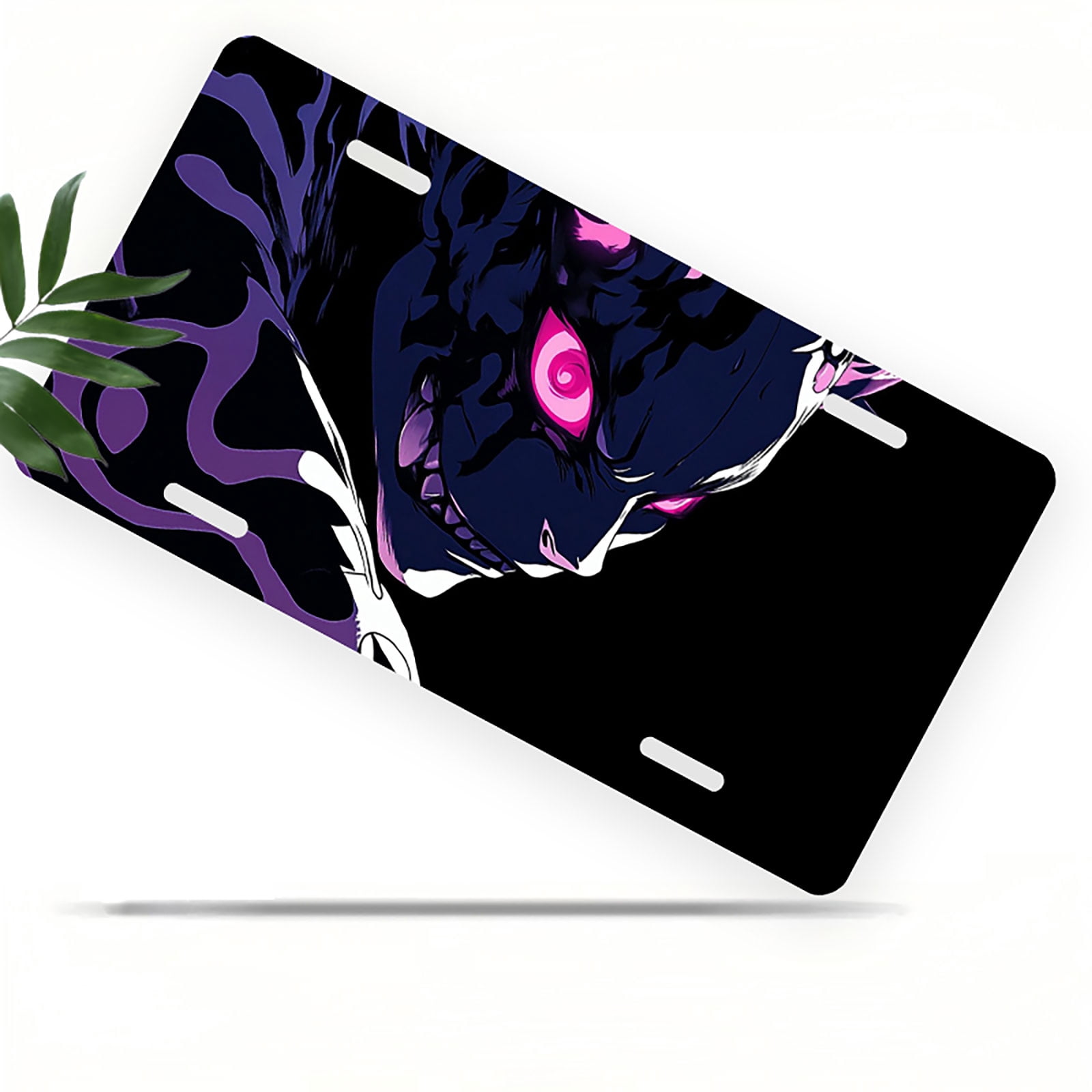 Fiery eyed Demon Front License Plate, Metal License Plate, Funny ...