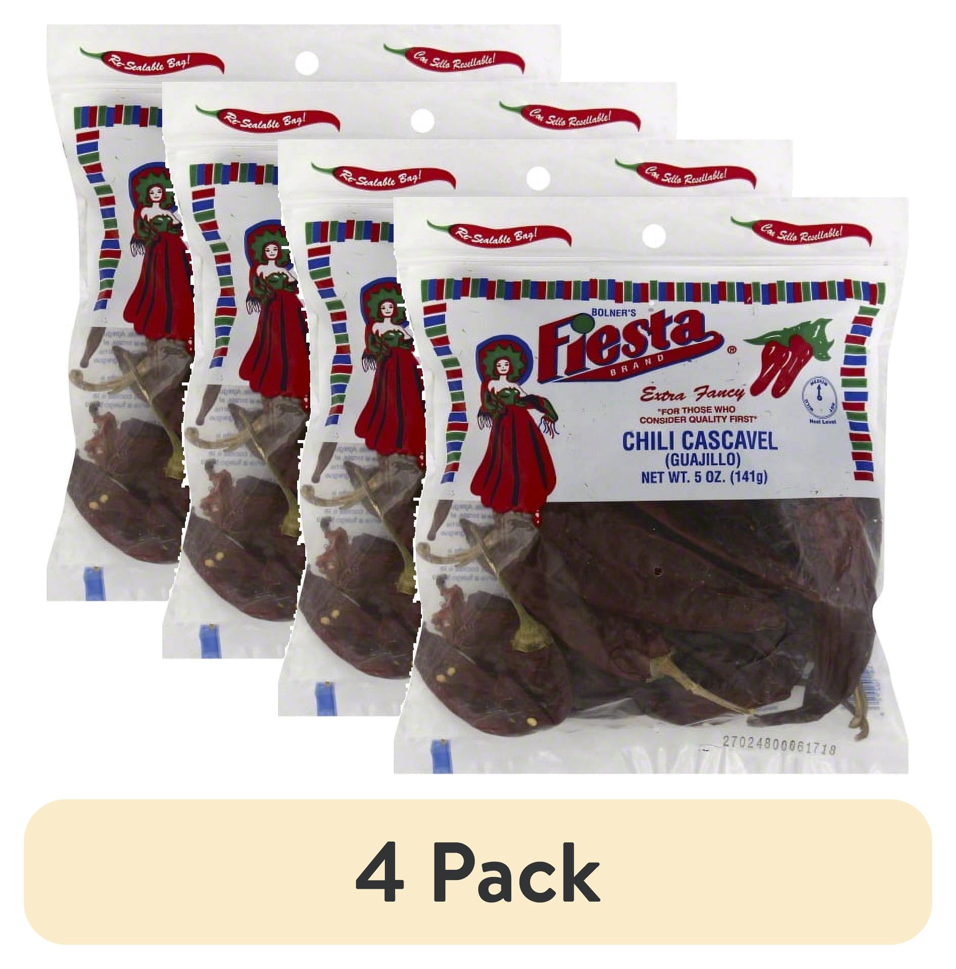 (4 pack) Fiesta Brand Chili Cascabel, 5 oz bag - Walmart.com