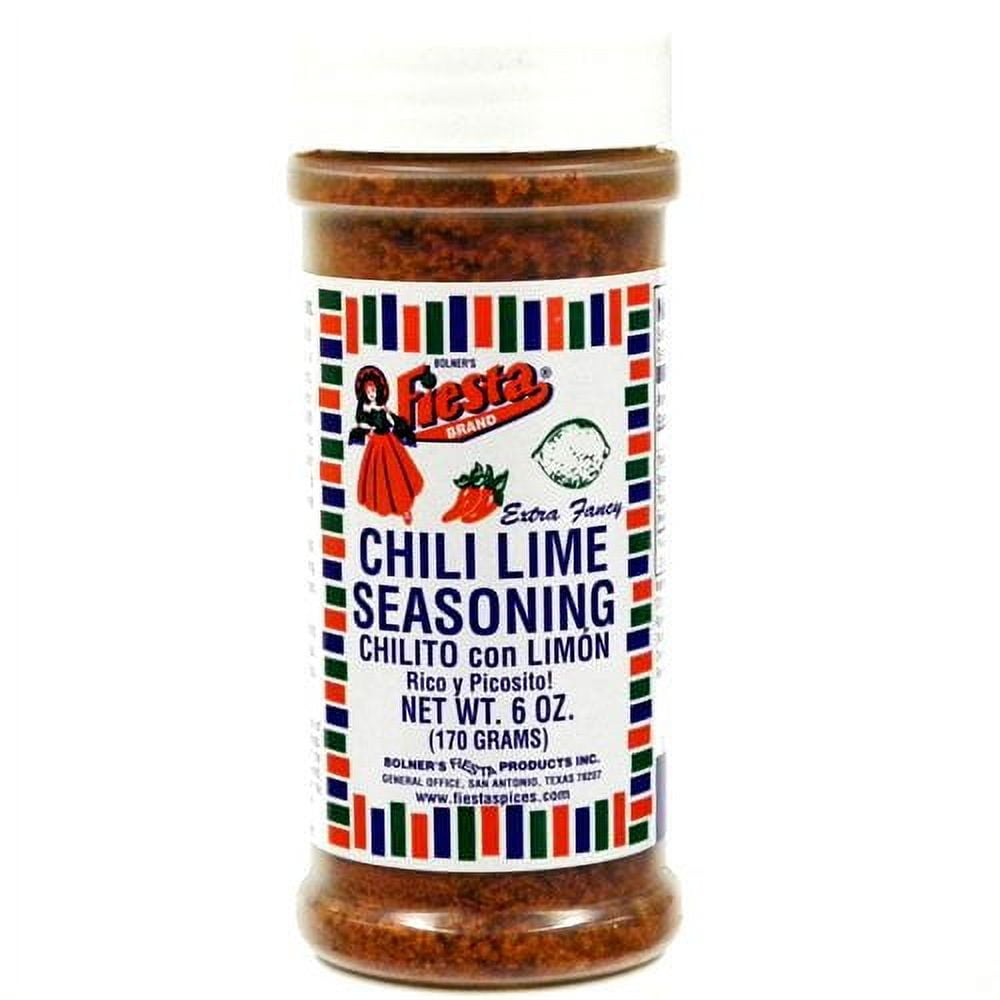 Fiesta Brand Chili Lime Seasoning, 6 oz Jar - Walmart.com