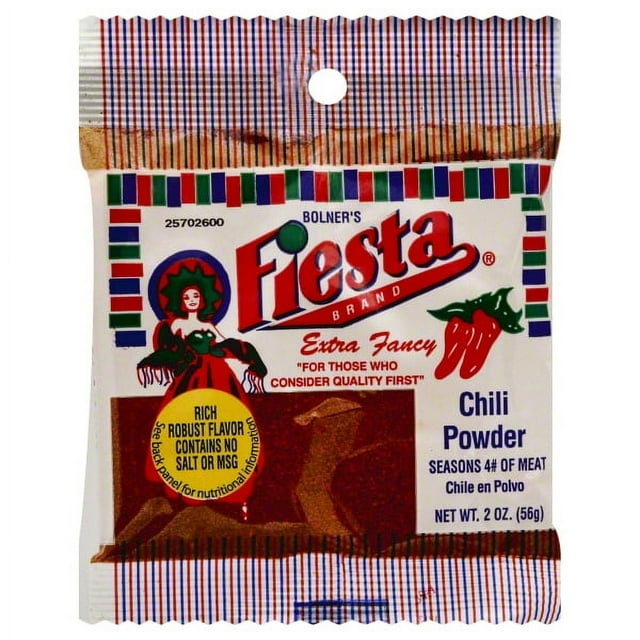 Fiesta Brand Spicy Seasoning Extra Fancy Chili Powder, 2oz - Walmart.com