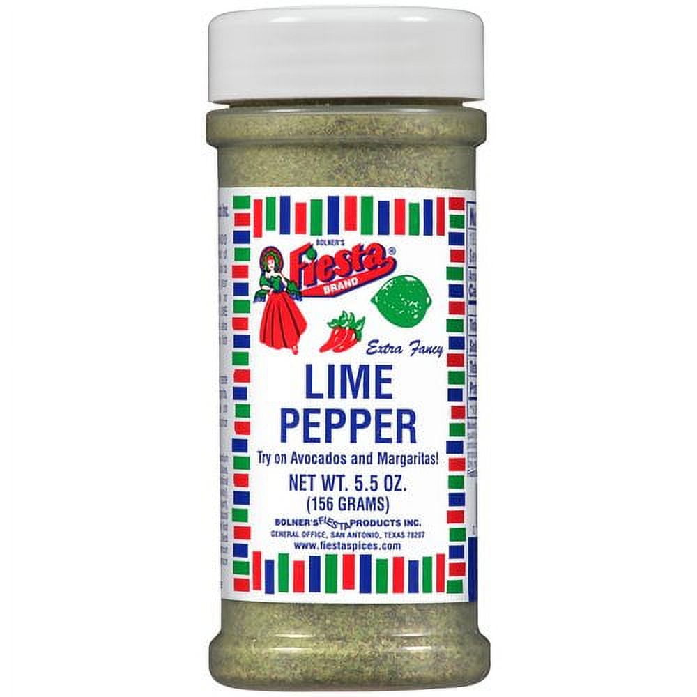 Fiesta Brand Extra Fancy Lime Pepper, 5.5 oz - Walmart.com
