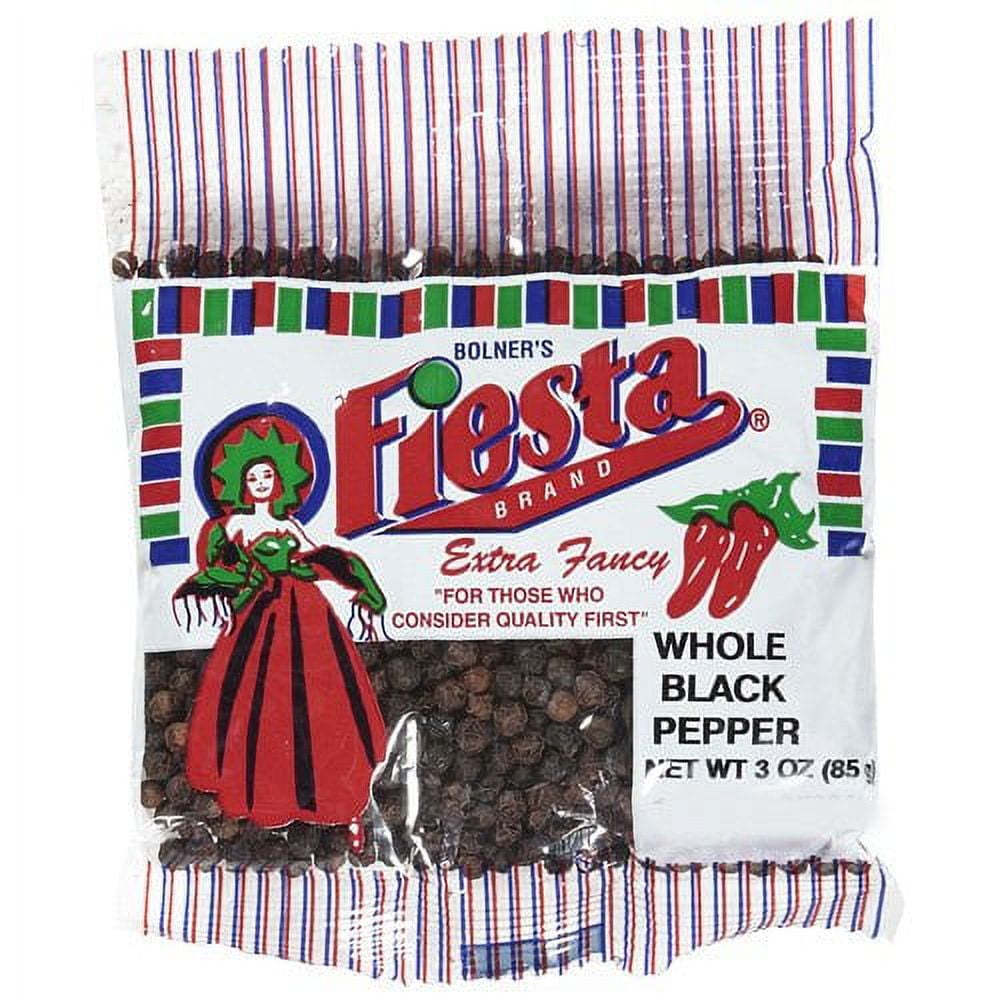 Fiesta Brand Extra Fancy Whole Black Pepper, 8 oz - Walmart.com
