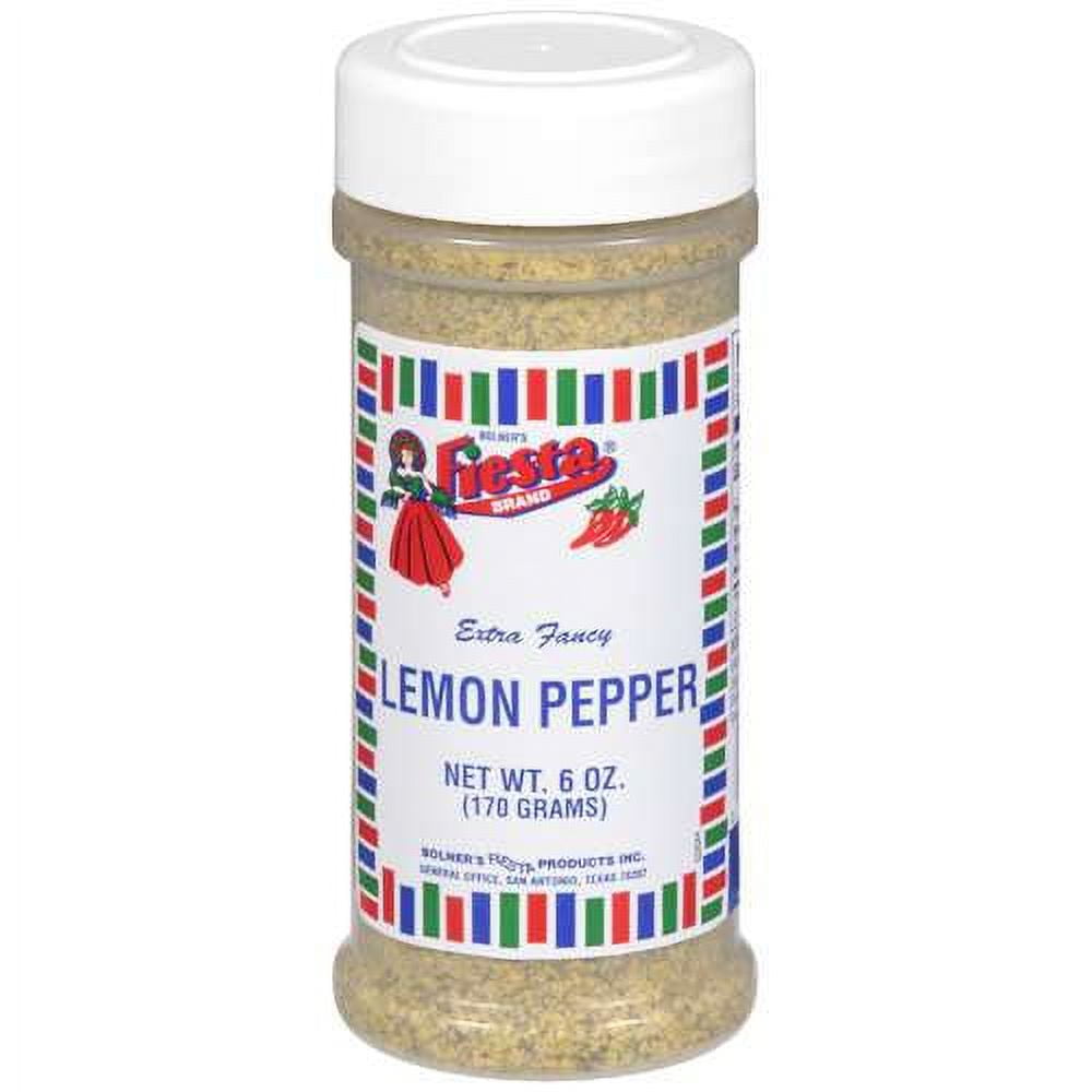 Fiesta Brand Zesty Lemon Pepper, Non-Irradiated, Gluten Free, Great for ...